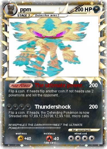 Pokémon ppm 2 2 - The ultimate power. - My Pokemon Card