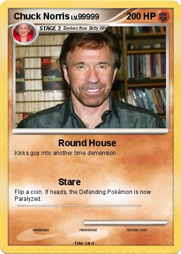 Pokémon Chuck Norris 890 890 - Round House - My Pokemon Card