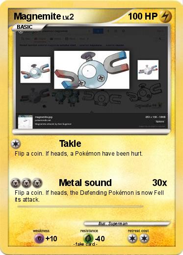 Pokémon Magnemite 53 53 - Takle - My Pokemon Card