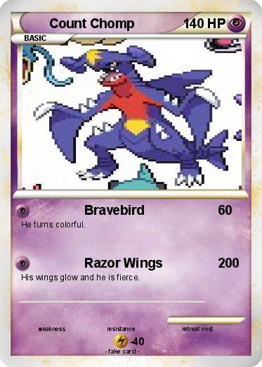 Pokémon Count Chomp - Bravebird - My Pokemon Card
