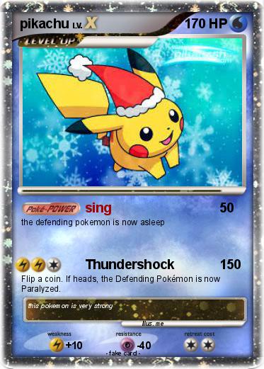 Pokémon pikachu 9568 9568 - sing - My Pokemon Card
