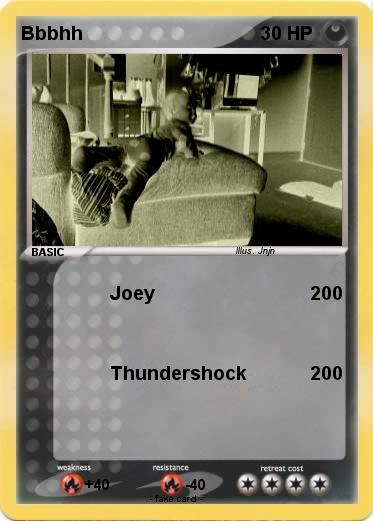 Pokémon Bbbhh - Joey - My Pokemon Card