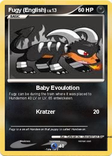 Pokémon Fugy - Baby Evoulotion - My Pokemon Card