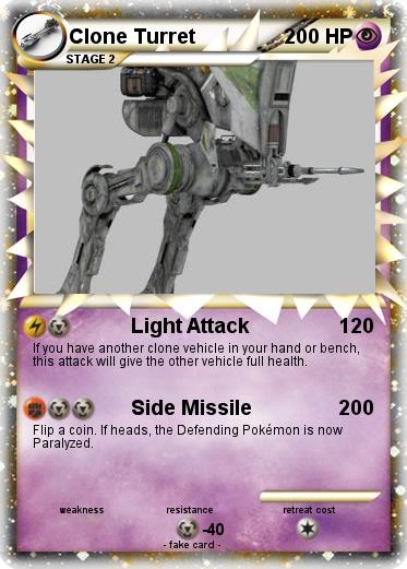 Pokémon Clone Turret - Light Attack - My Pokemon Card