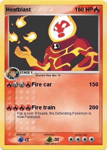 Pokémon Heatblast 82 82 - Fire car - My Pokemon Card