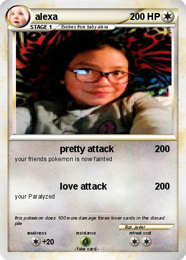 Pokémon alexa 49 49 - pretty attack - My Pokemon Card