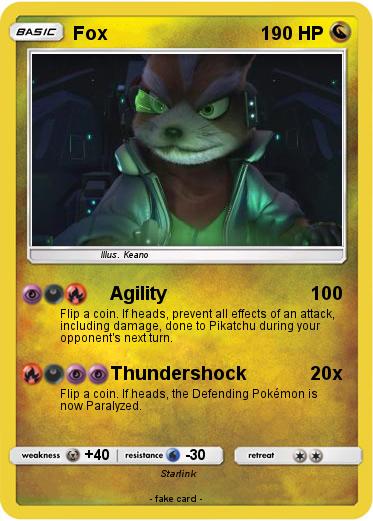 Pokémon Fox 958 958 - Agility - My Pokemon Card