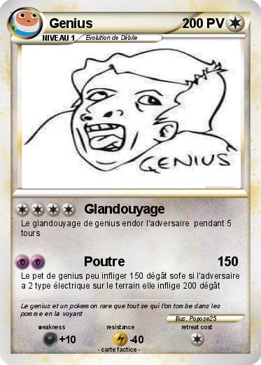 Pokémon Genius 29 29 - Glandouyage - Ma carte Pokémon