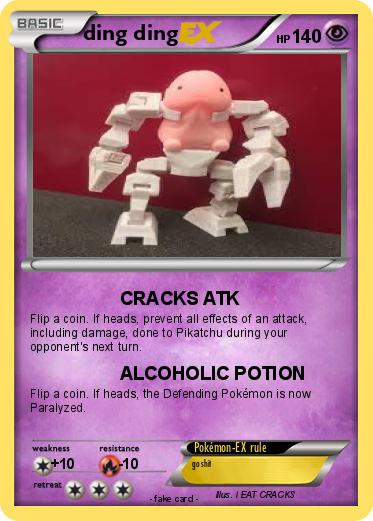 Pokémon ding ding 3 3 - CRACKS ATK - My Pokemon Card