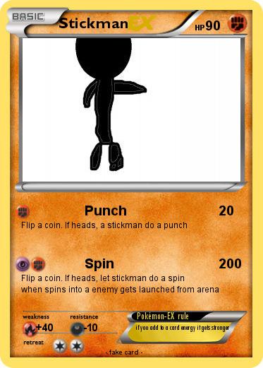 Pokémon Stickman 246 246 - Punch - My Pokemon Card