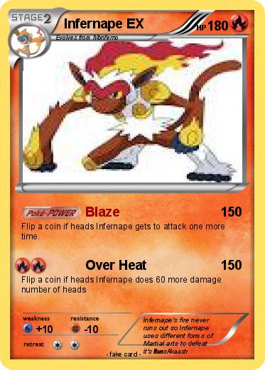 Pokémon Infernape EX 44 44 - Blaze - My Pokemon Card