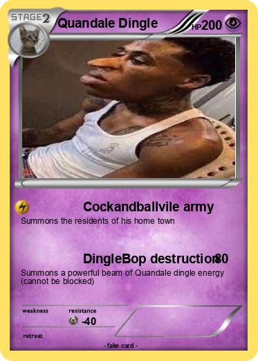 Pokémon Quandale Dingle 191 191 - Cockandballvile army - My Pokemon Card