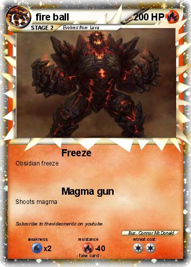 Pokémon fire ball 147 147 - Freeze - My Pokemon Card