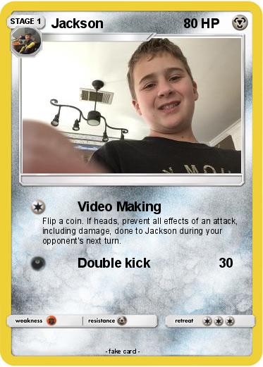 Pokémon Jackson 491 491 - Video Making - My Pokemon Card