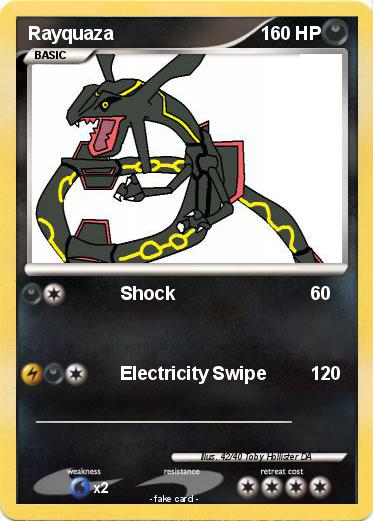 Pokémon Rayquaza 6074 6074 - Shock - My Pokemon Card