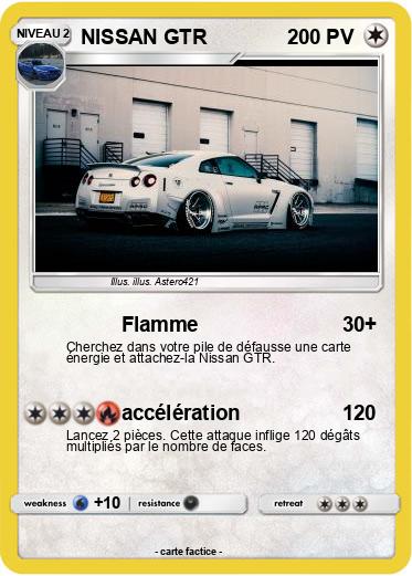 Pokémon NISSAN GTR 38 38 - Flamme - Ma carte Pokémon