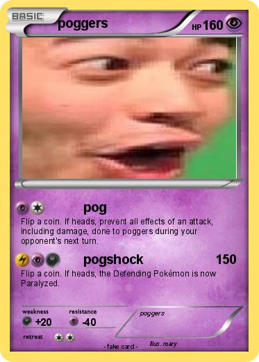 Pokémon poggers 3 3 - pog - My Pokemon Card