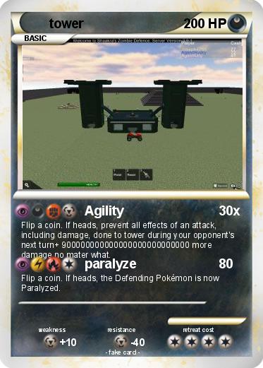 Pokémon tower 12 12 - Agility - My Pokemon Card