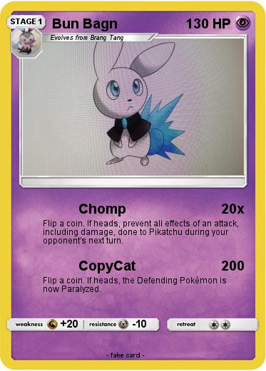 Pokémon Bun Bagn - Chomp - My Pokemon Card