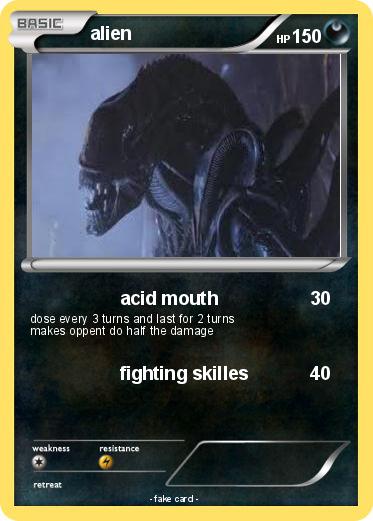 Pokémon alien 1066 1066 - acid mouth - My Pokemon Card