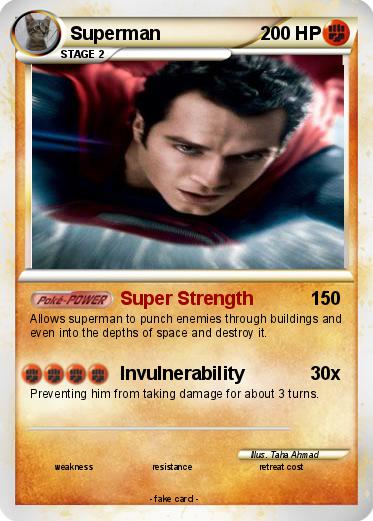 Pokémon Superman 650 650 - Super Strength - My Pokemon Card