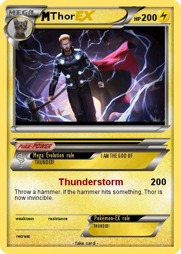 Pokémon Thor 892 892 - Thunderstorm - My Pokemon Card