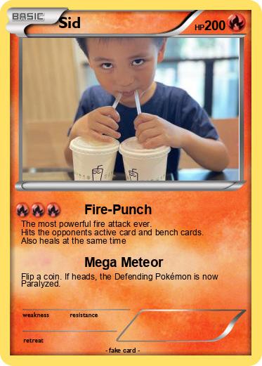 Pokémon Sid 245 245 - Fire-Punch - My Pokemon Card