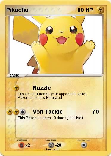 Pokémon Pikachu 20791 20791 - Nuzzle - My Pokemon Card