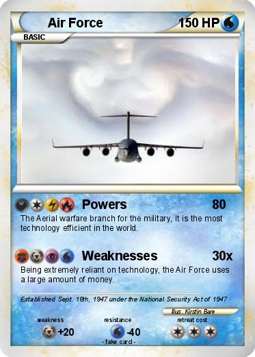 Pokémon Air Force - Powers - My Pokemon Card