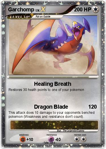 Pokémon Garchomp 728 728 - Healing Breath - My Pokemon Card