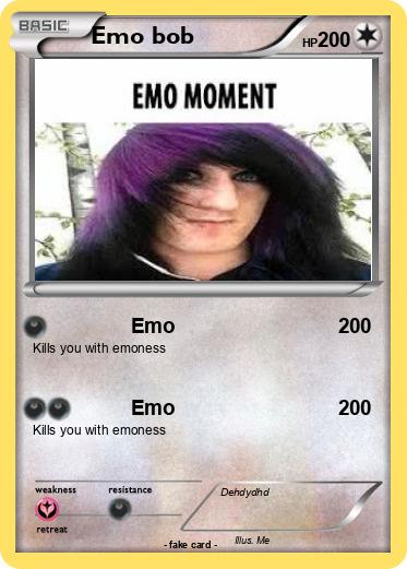Pokémon Emo bob 3 3 - Emo - My Pokemon Card