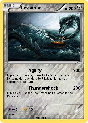 Pokémon Leviathan 197 197 - Agility - My Pokemon Card