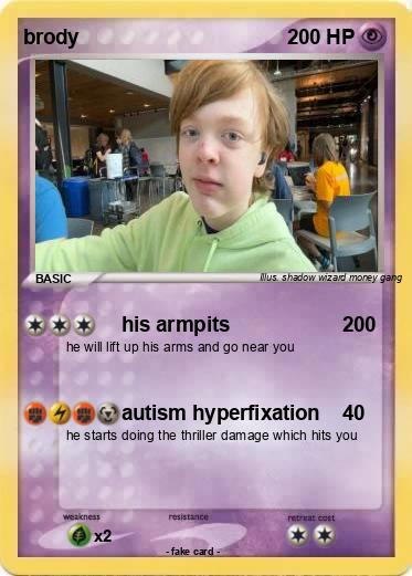 Pokémon brody 196 196 - his armpits - My Pokemon Card