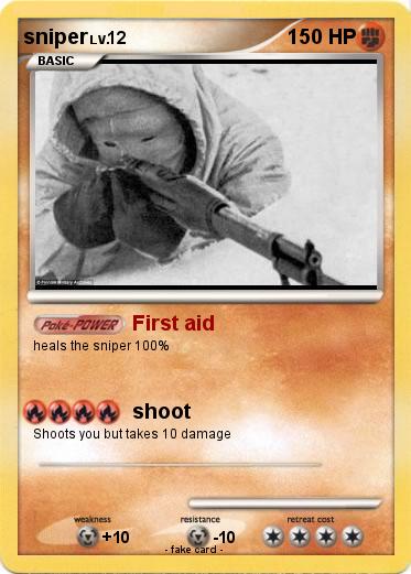 Pokémon sniper 1389 1389 - First aid - My Pokemon Card