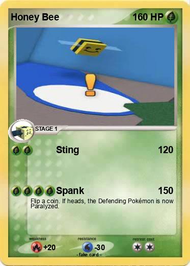 Pokémon Honey Bee 19 19 - Sting - My Pokemon Card