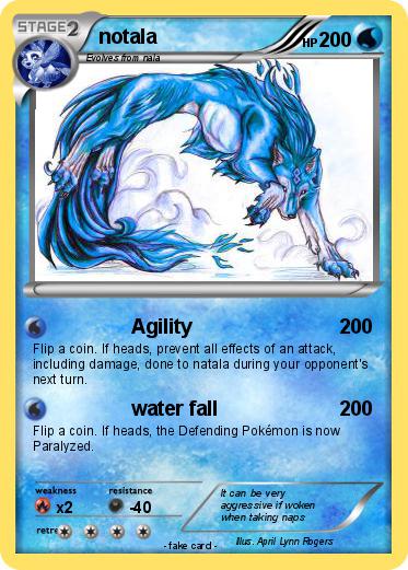 Pokémon notala - Agility - My Pokemon Card