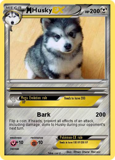 Pokémon Husky 730 730 - Bark - My Pokemon Card