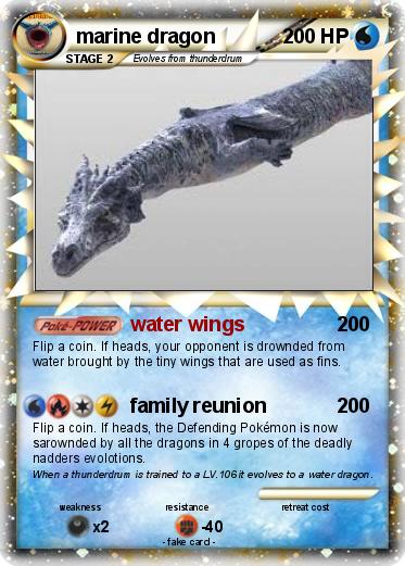 Pokémon marine dragon 1 1 - water wings - My Pokemon Card