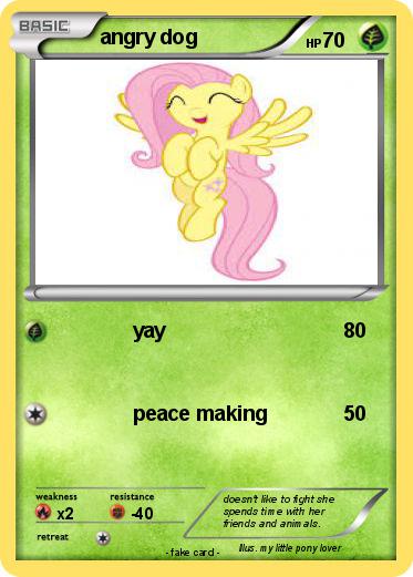 Pokémon angry dog 13 13 - yay - My Pokemon Card