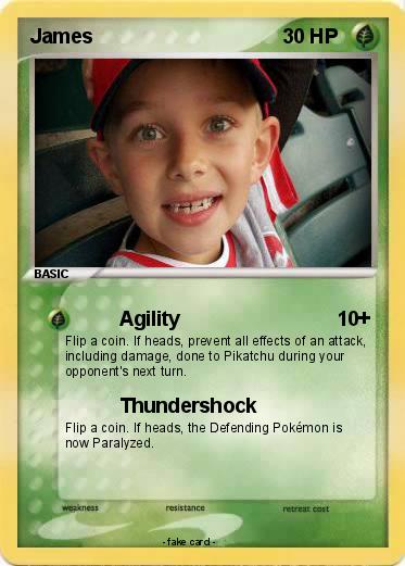 Pokémon James 1746 1746 - Agility - My Pokemon Card