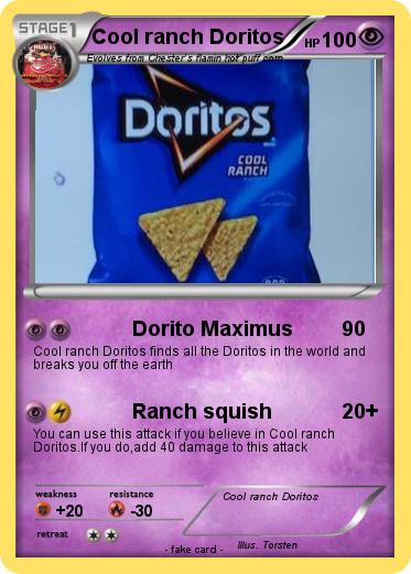 Pokémon Cool ranch Doritos 1 1 - Dorito Maximus - My Pokemon Card