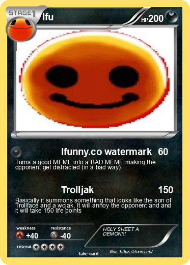 Pokémon Ifu - Ifunny.co watermark - My Pokemon Card
