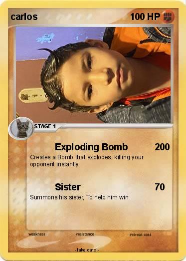 Pokémon carlos 347 347 - Exploding Bomb - My Pokemon Card