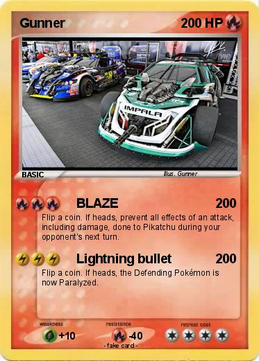 Pokémon Gunner 101 101 - BLAZE - My Pokemon Card