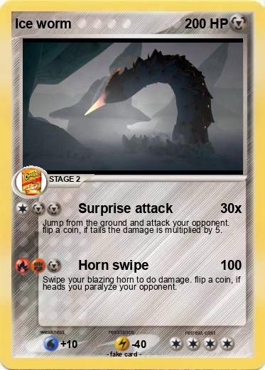 Pokémon Ice worm 4 4 - Surprise attack - My Pokemon Card