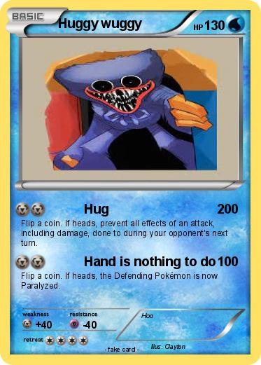 Pokémon Huggy wuggy 22 22 - Hug - My Pokemon Card