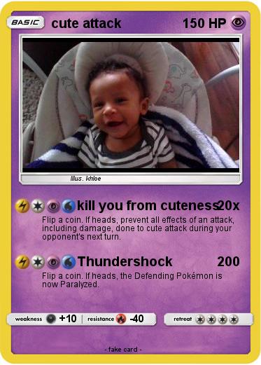 Pokémon cute attack 2 2 - kill you from cuteness - My Pokemon Card
