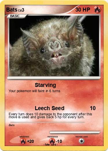 Pokémon Bats 14 14 - Starving - My Pokemon Card