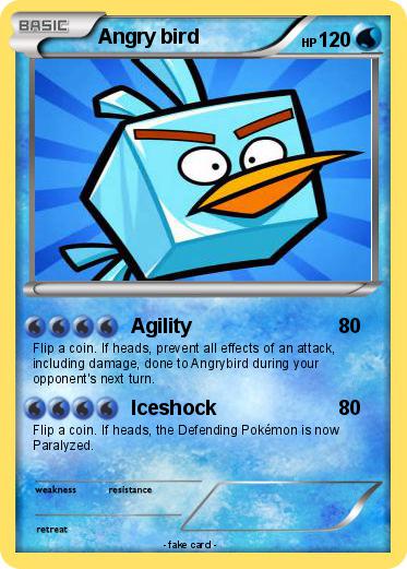 Pokémon Angry bird 589 589 - Agility - My Pokemon Card