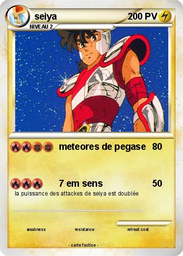 Pokémon seiya 37 37 - meteores de pegase - Ma carte Pokémon